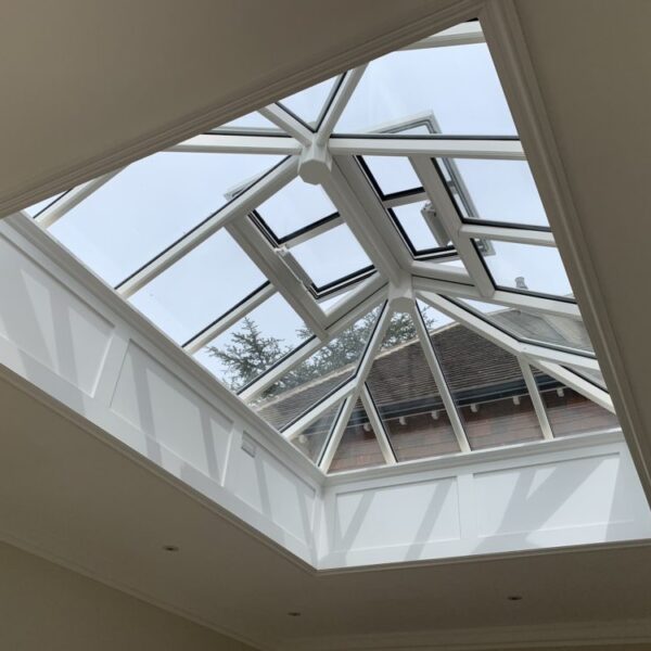 Timber roof Lantern with panelled aperture - Medina Joinery
