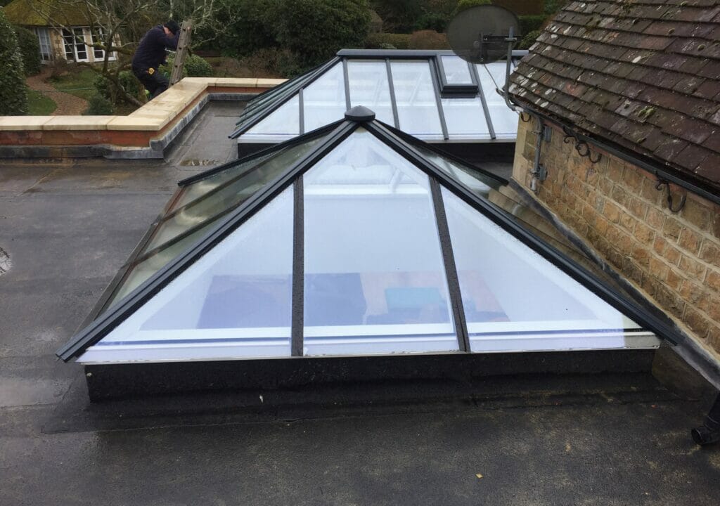 Flat roof timber roof Lanterns - Medina Joinery