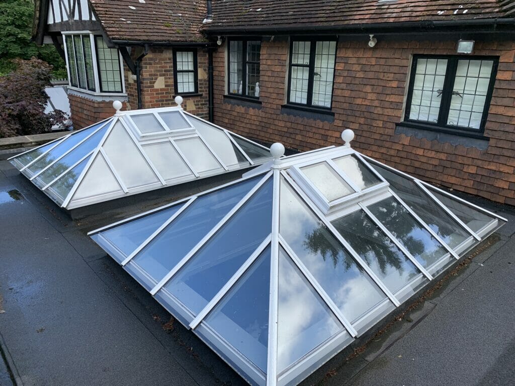 Flat roof timber roof Lanterns - Medina Joinery